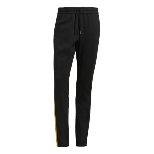 Adidas Cny Rose Pant Logo Stripe Basketball Sports Long Pants - Black