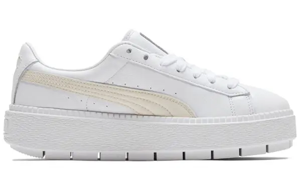 PUMA Suede Platform Trace Animal Sneakers - White