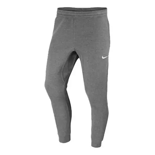 Nike Fleece Lined Stay Warm Solid Color Casual Sports Bundle Feet Dark Grey Pants - Multi-color