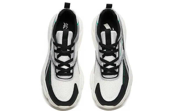 ANTA Running Series Sneakers - Ivory/black/green