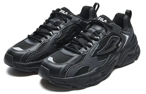 FILA 3m Reflective Low Top Sneakers - Black/white