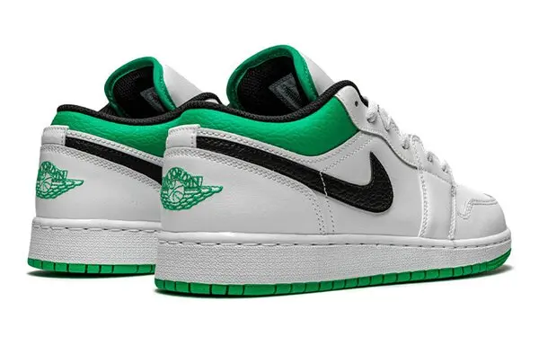 JORDAN 1 Low Sneakers - White/green