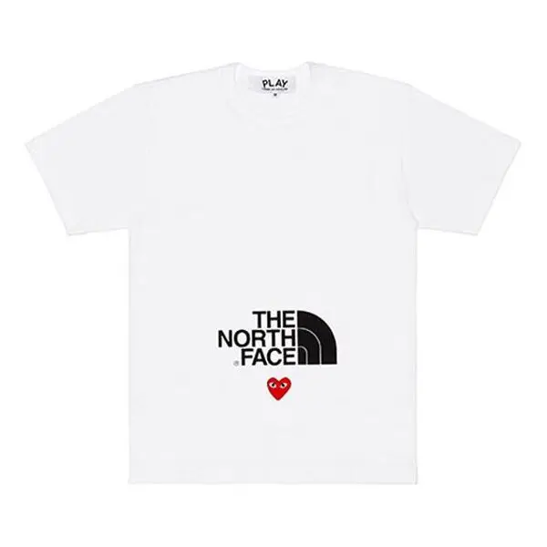 Play Comme Des Garcon X The North Face 'play Together' Short-sleeved - White