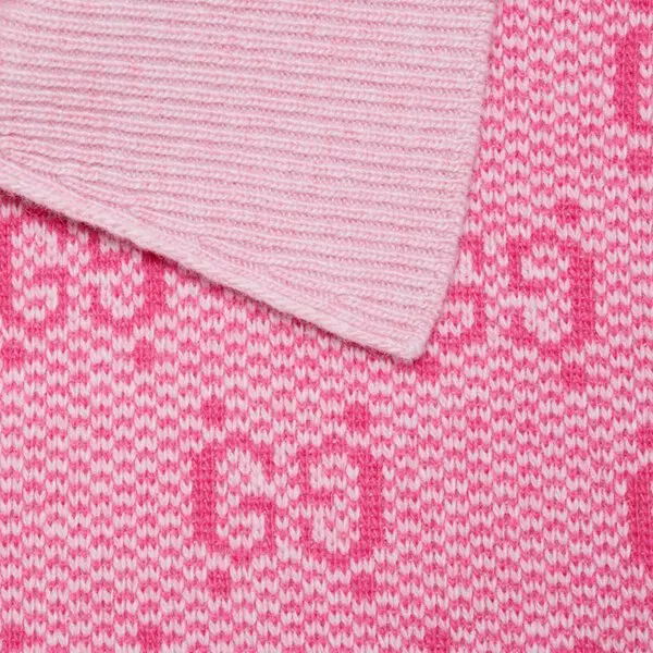 Gucci Gg Wool Jacquard Polo Shirt