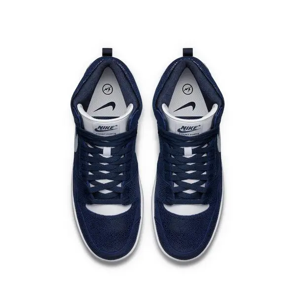 Nike Fragment Design X Goodenough X Nikelab Court Force High Top Sneakers - Blue/white