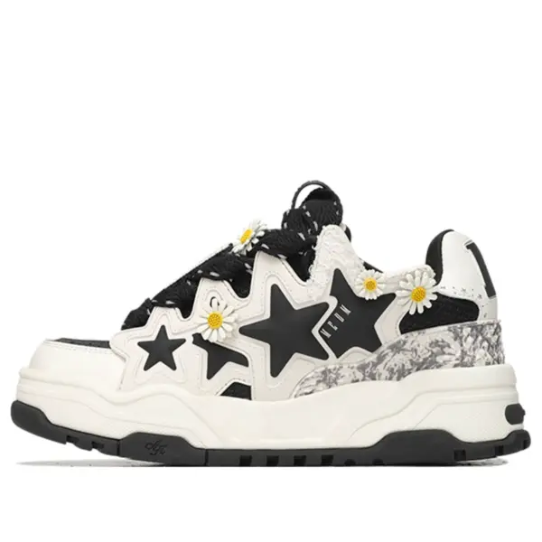 KAALIXTO X Metaidaisy Skateboarding Low Sneakers - White/black