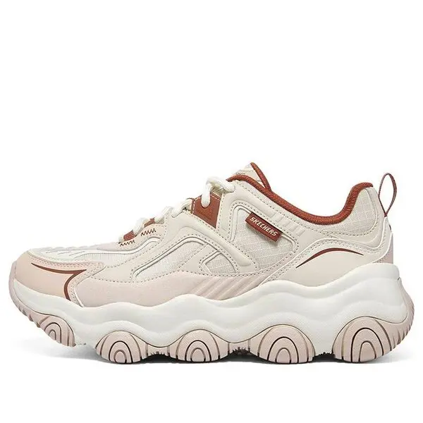 Sketchers D'lites 1.0 Sneakers - Beige/pink