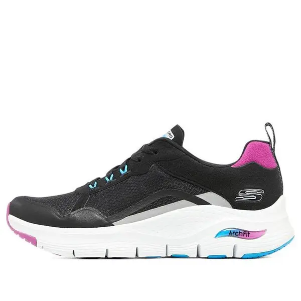 Sketchers Arch Fit Low Top Sneakers - Black