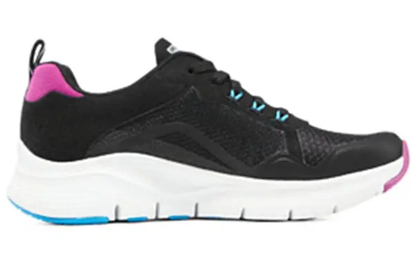 Sketchers Arch Fit Low Top Sneakers - Black