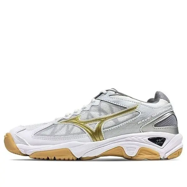 Mizuno Wave Supersonic Cn Sneakers - White/gold