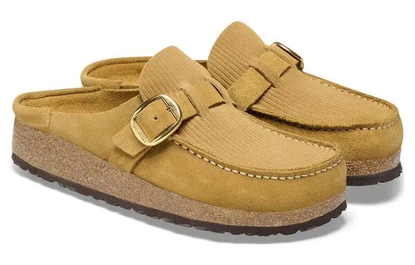 BIRKENSTOCK Buckley Suede Embossed Corduroy Clog