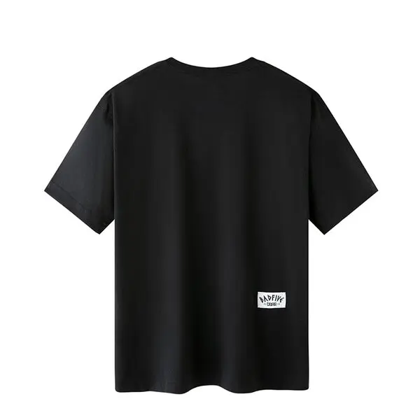 LI-NING Badfive Graphic T-shirt 'black Blue
