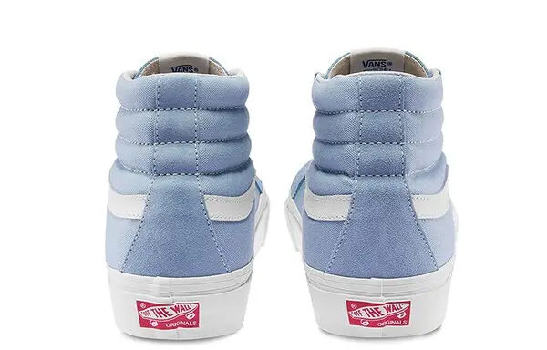VANS Og Sk8-hi Lx Suede/canvas High-top Sneakers - Blue