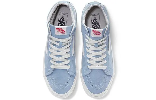 VANS Og Sk8-hi Lx Suede/canvas High-top Sneakers - Blue
