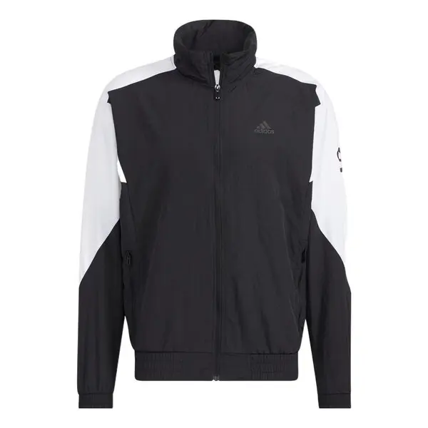 Adidas Brandlove Woven Block Track Jacket - Black/white