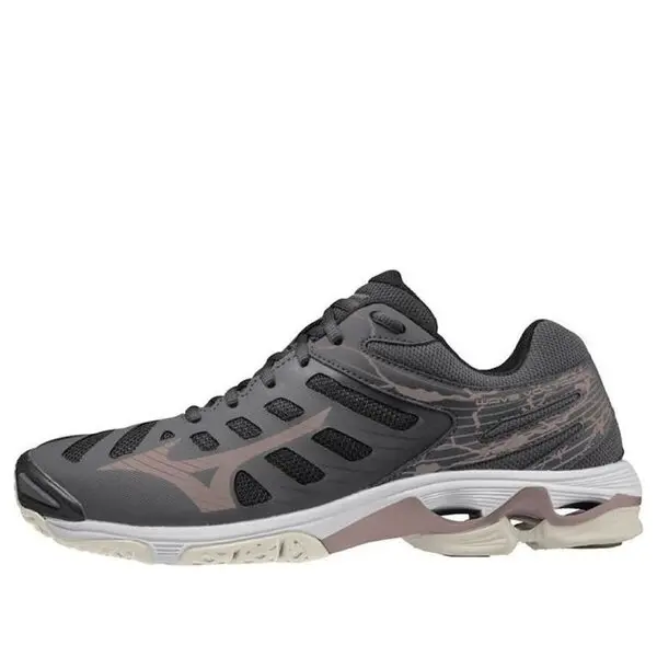 Mizuno Wave Voltage Athletic Shoes - Grey/pink