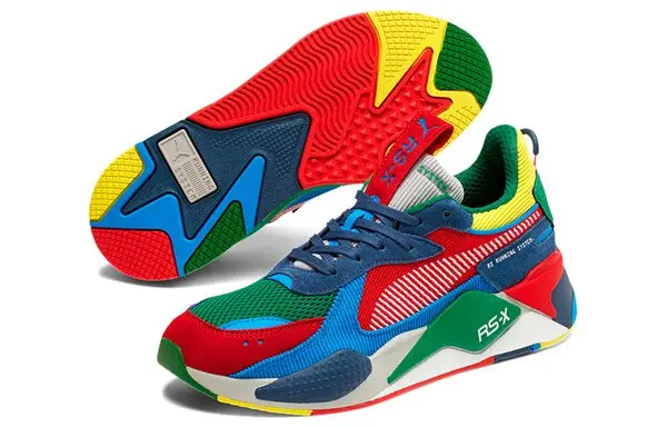 PUMA Rs-x 'market Multi' Sneakers - Blue/green/red