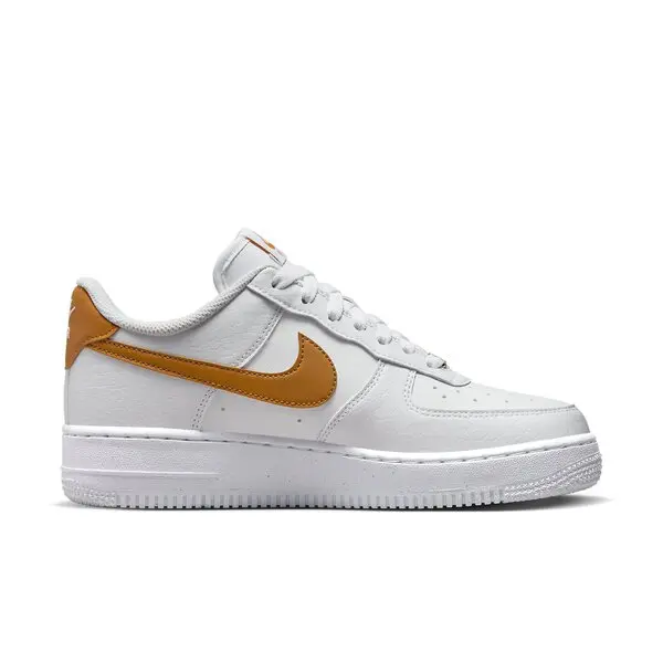 Nike Force 1 Low '07 Next Nature Sneakers - White/gold