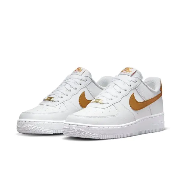 Nike Force 1 Low '07 Next Nature Sneakers - White/gold