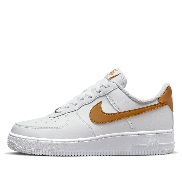Nike Force 1 Low '07 Next Nature Sneakers - White/gold