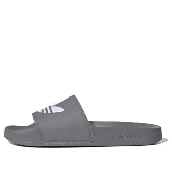 Adidas Adilette Lite Slides 'trefoil Logo - Grey