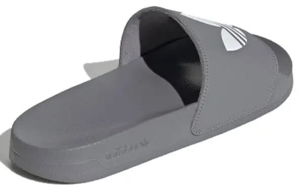 Adidas Adilette Lite Slides With Trefoil Logo - Grey