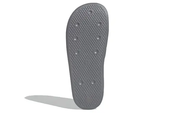 Adidas Adilette Lite Slides With Trefoil Logo - Grey