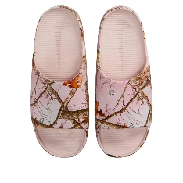 Nike Calm Slides "real Tree - Silt Red