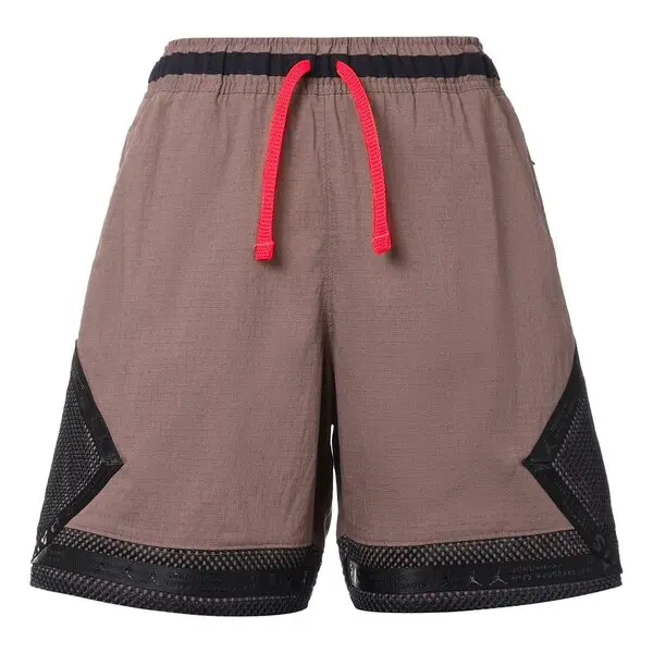 JORDAN X Paris Saint-germain Series Splicing Mesh Drawstring Sports Shorts - Default Color
