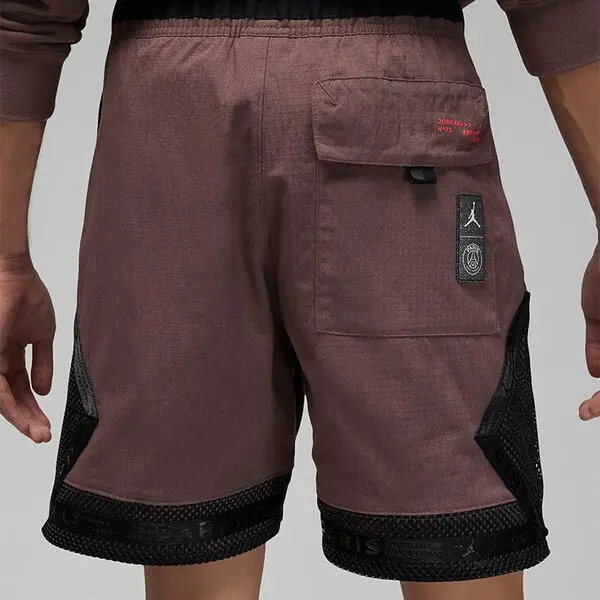 JORDAN X Paris Saint-germain Series Splicing Mesh Drawstring Sports Shorts