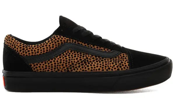 VANS Old Skool Comfycush Sneakers With Tiny Cheetah Print