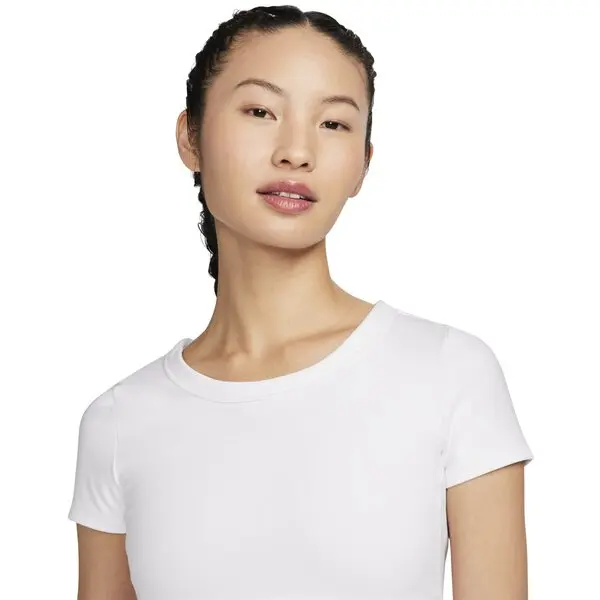 Nike Dri-fit Cropped T-shirt - White