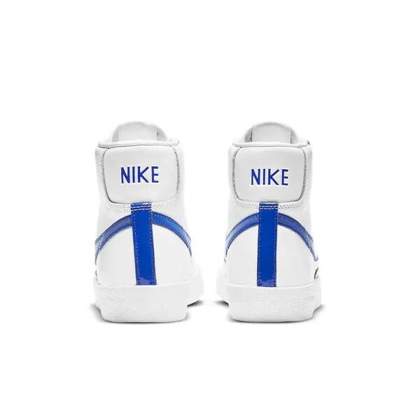 Nike Blazer Mid '77 High Top Sneakers - White/blue