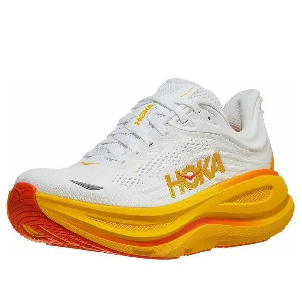 Hoka One One Bondi Sneakers - White/orange