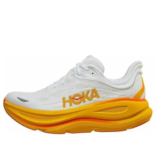 Hoka One One Bondi Sneakers - White/orange