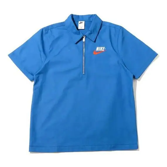 Nike Short Sleeve Half Zip Polo - Multi-color