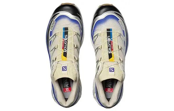 SALOMON Xt-6 Skyline 'bleached Sand Dazzling Blue - Yellow