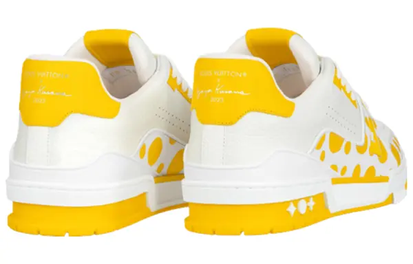 LOUIS VUITTON X Yayoi Kusama High Top Sneakers