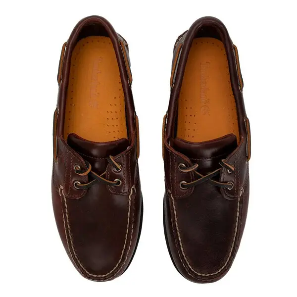 Timberland 3-eye Lug Handsewn Boat Shoe - Brown