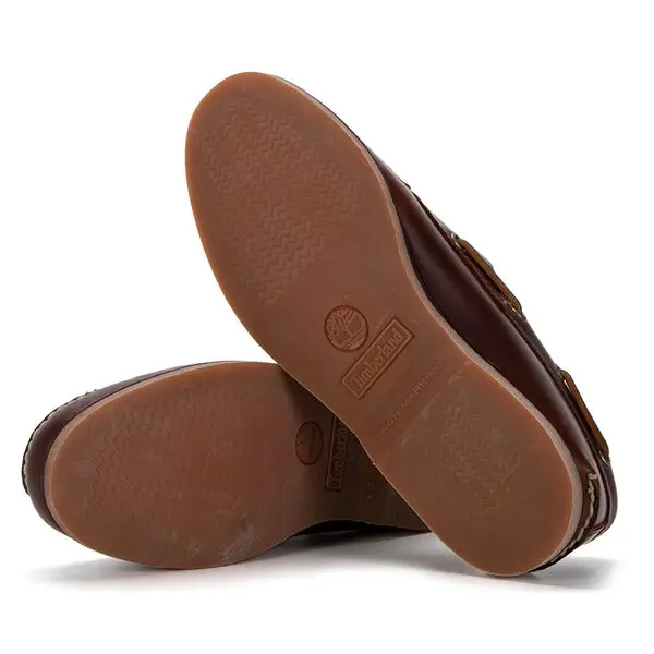 Timberland 3-eye Lug Handsewn Boat Shoe - Brown