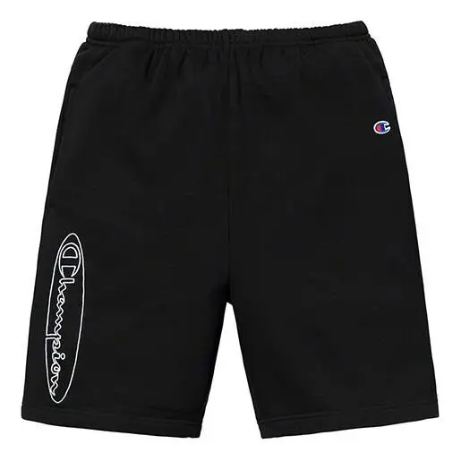 Supreme X Champion Ss19 Outline Sweatshort - Black