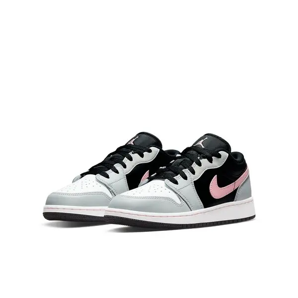 JORDAN 1 Low "grey Fog Bleached Coral - White/grey/pink