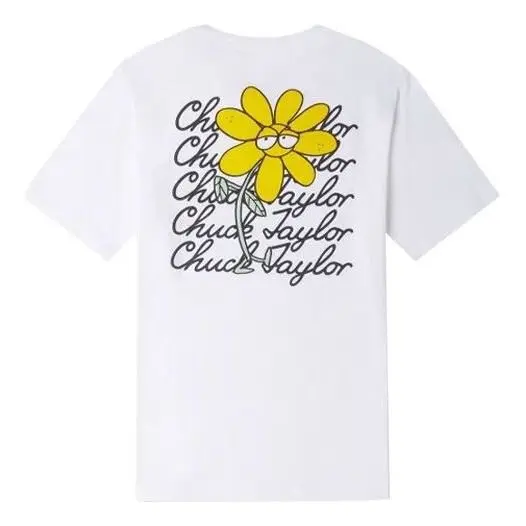 CONVERSE Go-to Grow Together T-shirt Asia Sizing 'white - White/yellow/black
