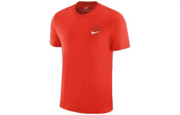 Nike As Nsw Gaokao Casual Sport Tee 'university Red Black - Multi-color