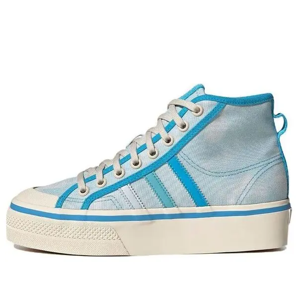 Adidas Nizza Platform Mid Sneakers - Blue