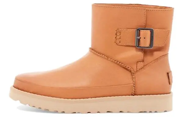 UGG Classic Deconstructed Mini Boots With Buckle Detail