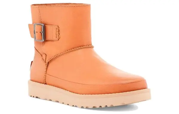 UGG Classic Deconstructed Mini Boots With Buckle Detail