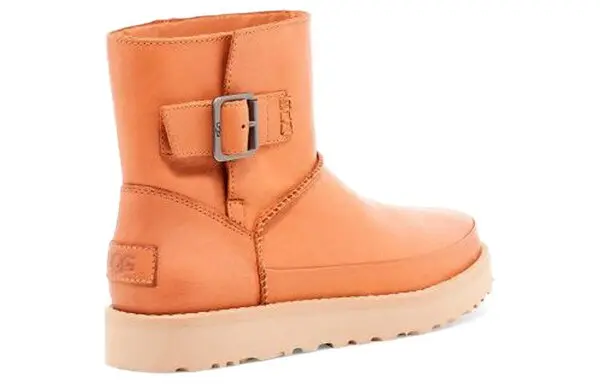 UGG Classic Deconstructed Mini Boots With Buckle Detail