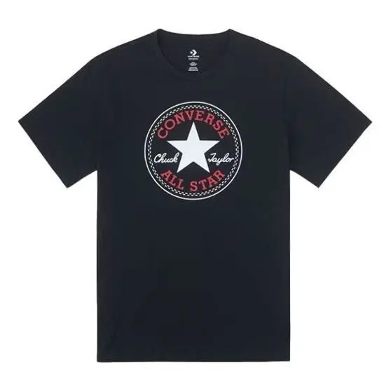 CONVERSE Go-to Chuck Taylor All Star Patch Standard Fit T-shirt Asia Sizing - Black