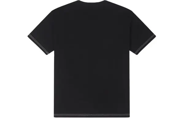 CONVERSE Zip Pocket Logo T-shirt Asia Sizing 'black - Black/white